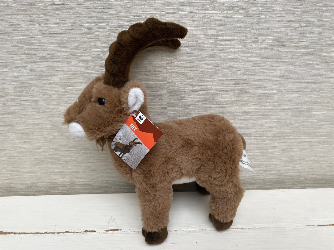 WWF Vintage 1986 Ibex Soft Toy Plush Collectable 9 With Tag - Etsy