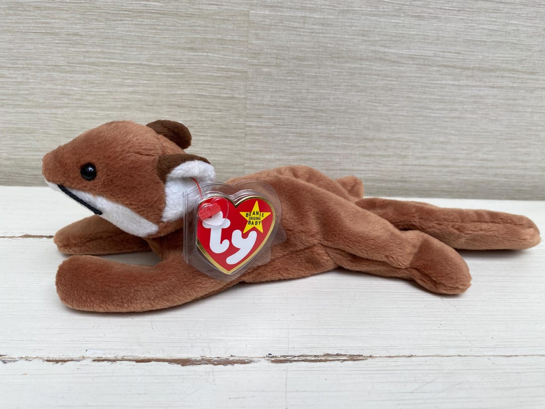 TY Beanie Baby - Sly Brown Belly Fox 8" Soft Toy Plush Beanie - 1996 ...