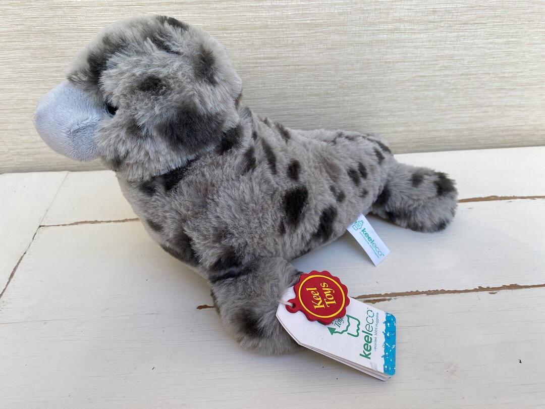 Keel Toys Keeleco Harbour Seal With Tags Plush Soft Toy - Etsy