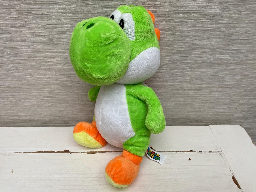Yoshi Plush Soft Toy Beanie Super Mario 30cm / 12 - Etsy