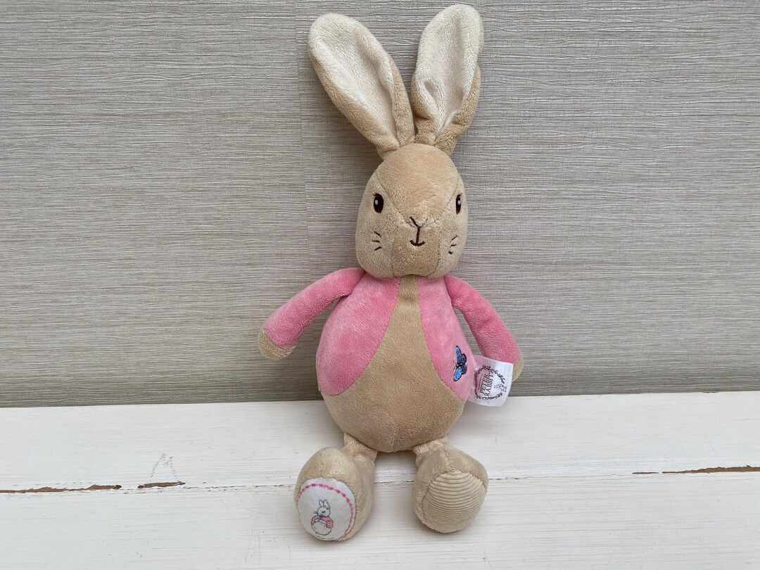 Peter Rabbit Flopsy Bunny Pink Beatrix Potter 2019 Soft Toy Plush 13 ...