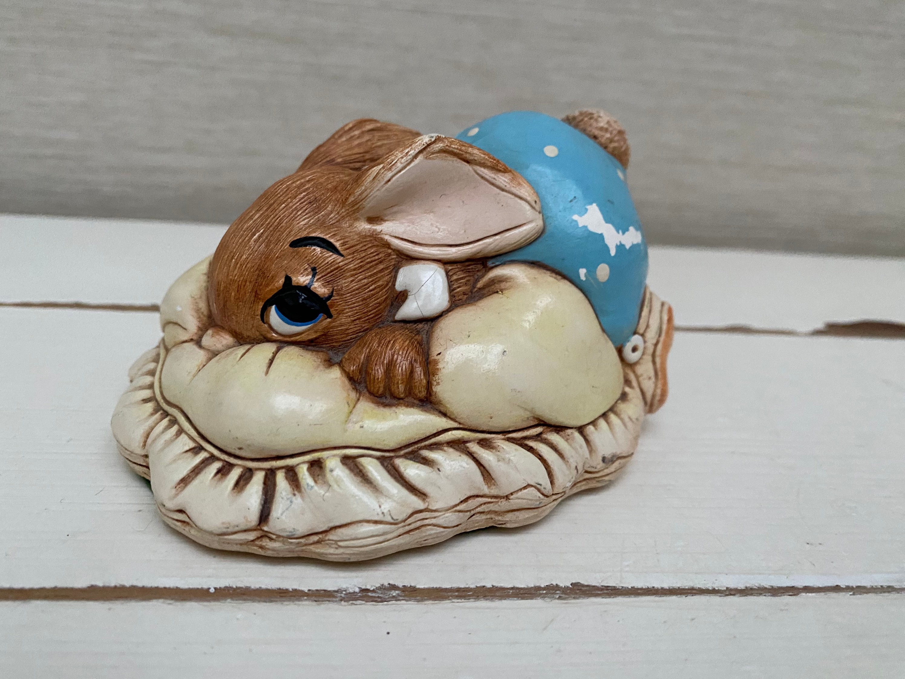 Pendelfin Rabbit Dodger Figure Vintage Hand Painted - Etsy