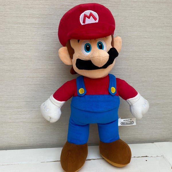 Large Mario Plush - Etsy