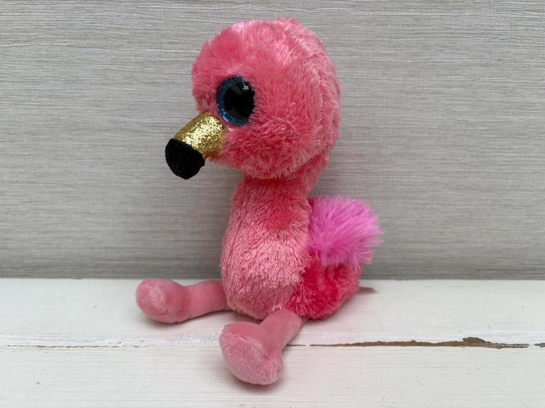 Ty Beanie Boos GILDA THE FLAMINGO 6"plush Soft Toy Sparkly Eyes - Etsy