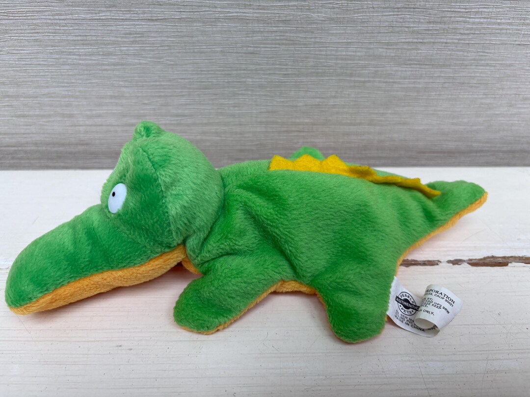 Vintage 1997 Imperial Toys- Pebble Authentic Pets - Crocodile Soft Toy ...
