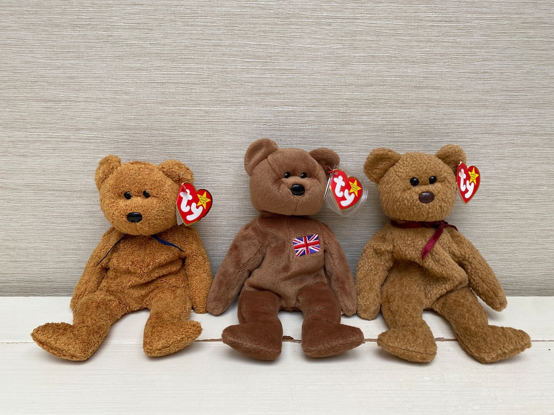 TY Beanie Babies Teddy Bears Soft Toys Plush Beanies - Sold ...