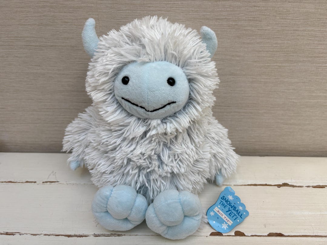 Snowball the Yeti Card Factory Soft Toy Plush Cuddly Animal 13 " - Etsy