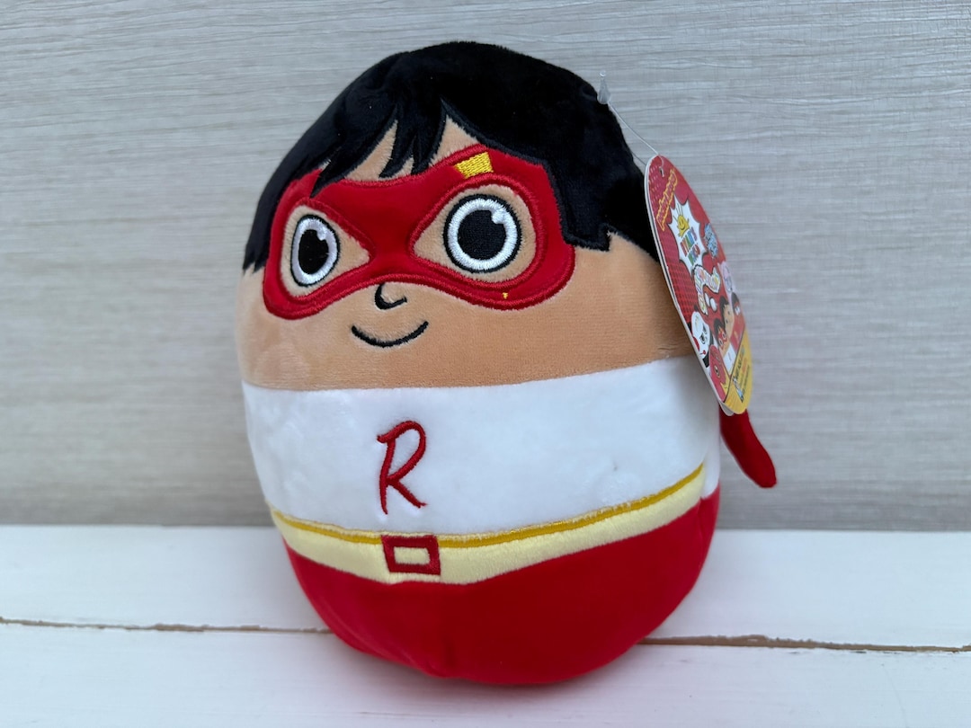 ROBIN Squishmallows Superhero Soft Toy 8" Ryan's World Pocket Watch ...