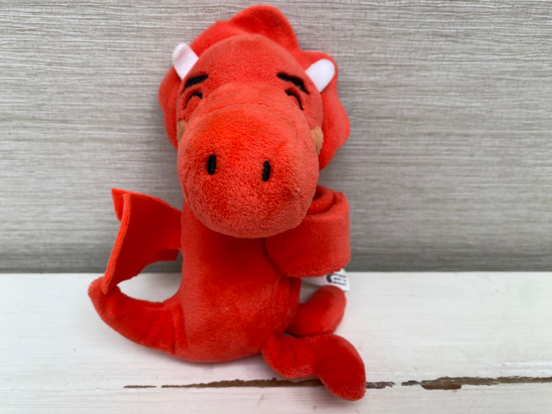 Red Dragon Plush Soft Toy Made in Denmark - Etsy