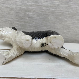 Vintage Heredities Charm of Creamware Old English Sheepdog Dog Figurine ...