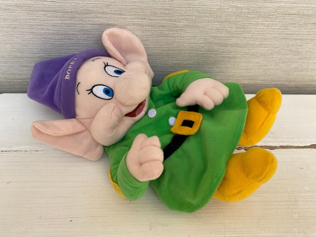 Disney Snow White Dopey Plush Backpack Bag Small Child's Buena Vista - Etsy