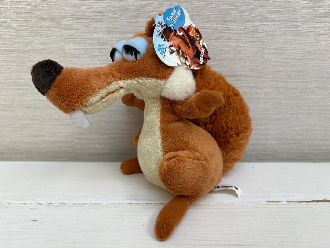 2009 Ice Age 3 Scratte Squirrel Scrat S Girlfriend Soft Toy Plush