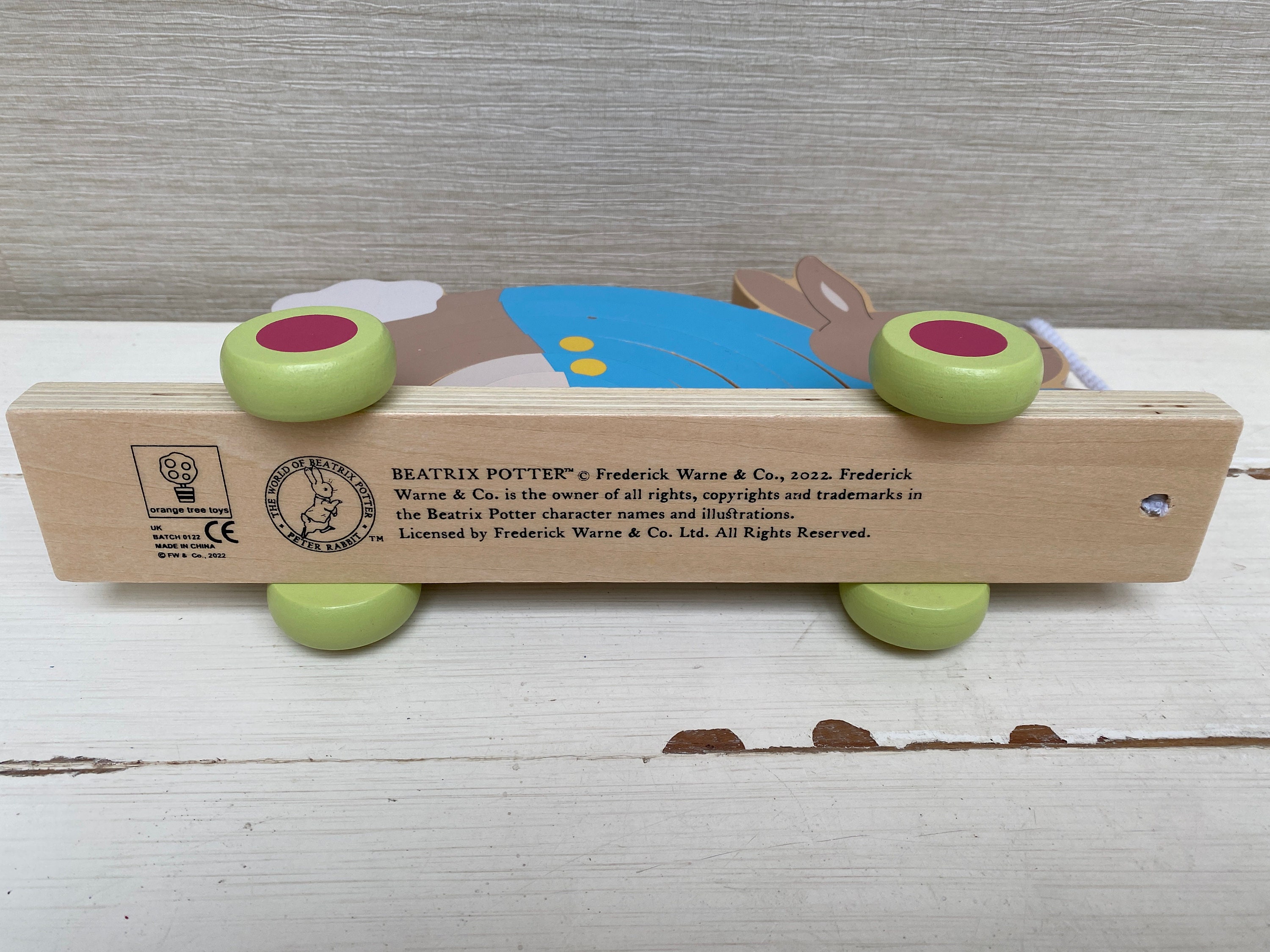 Peter Rabbit Beatrix Potter Wooden Pull Along Puzzle Toy - Etsy