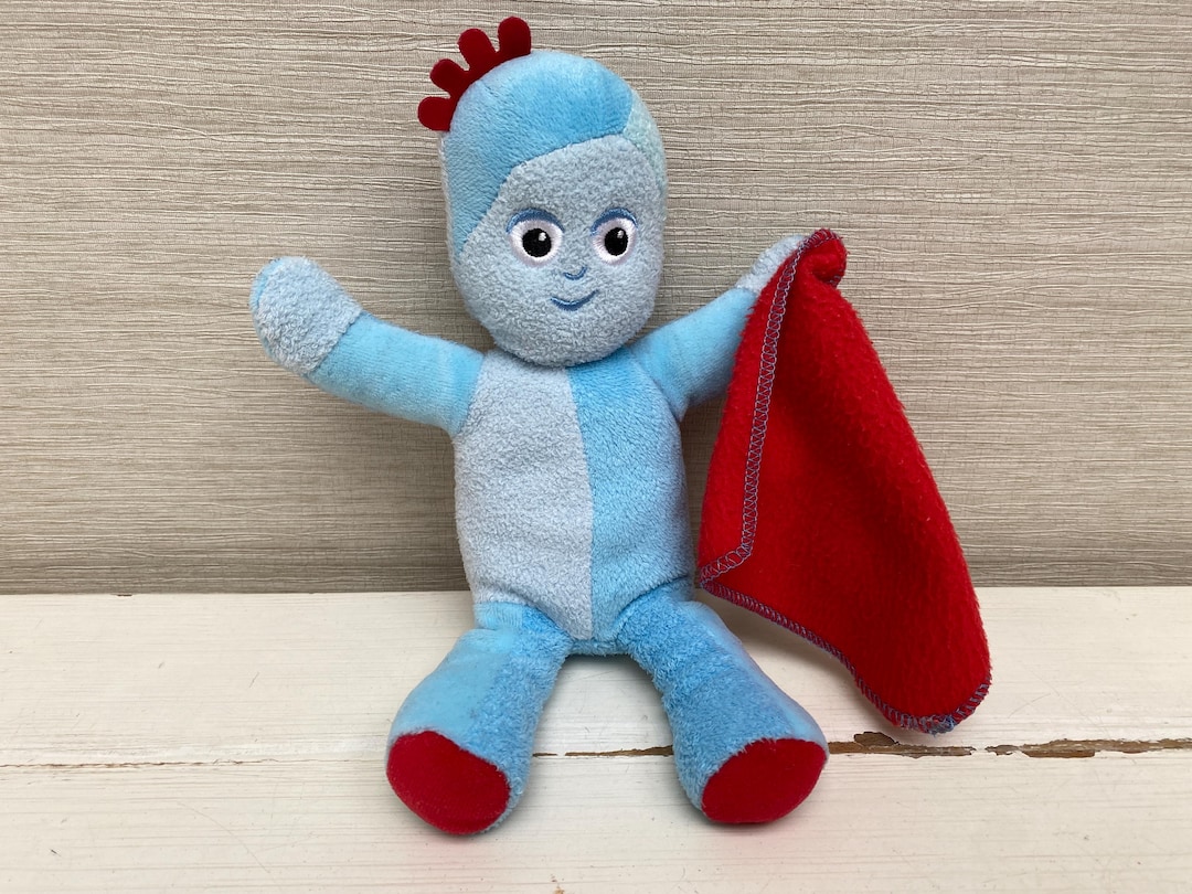 In the Night Garden Iggle Piggle Plush With Blanket Soft Toy 2007 - Etsy UK