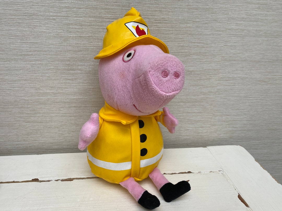 Peppa Pig Fireman Plush Soft Toy 12 - Etsy