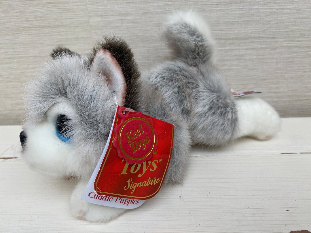 Keel Toys Signature Husky Cuddle Puppies Soft Toy /plush With Tag 29th August Birthday - Etsy