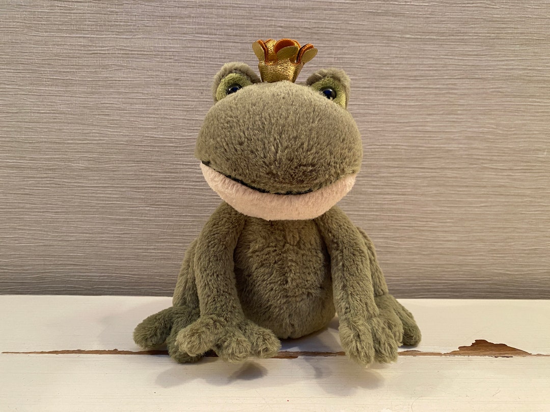 Jellycat Felipe Prince Frog With Crown Plush Soft Teddy Toy 16 Cm - Etsy UK