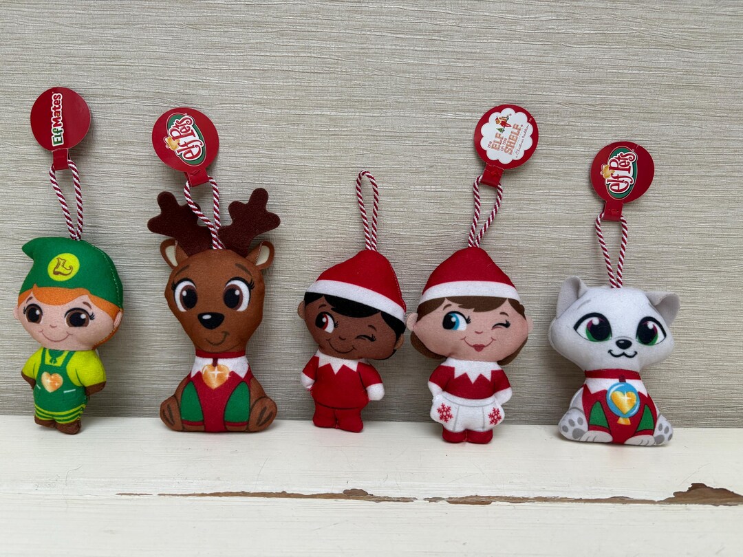 Mcdonalds Happy Meal Toy 2022 Elf Mates , Elf on the Shelf , Elf Pets ...