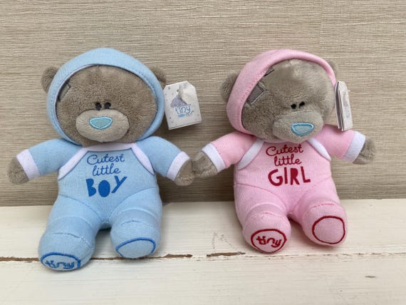 Me to You Blue Nose Tiny Tatty Teddy Soft Toys Plush Choice of Two Bears Sold Individually With Tags Etsy UK