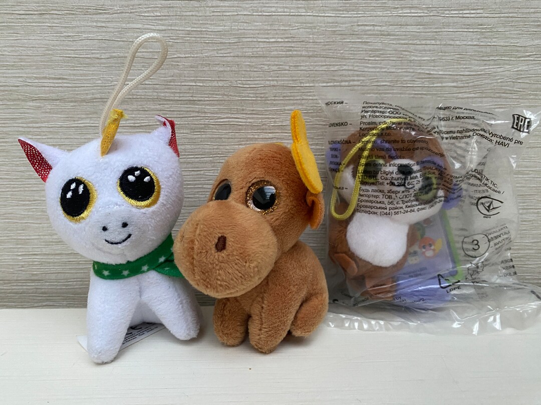 Mcdonalds TY Beanie Boos and Boohoo and Friends Plush Toys Various ...