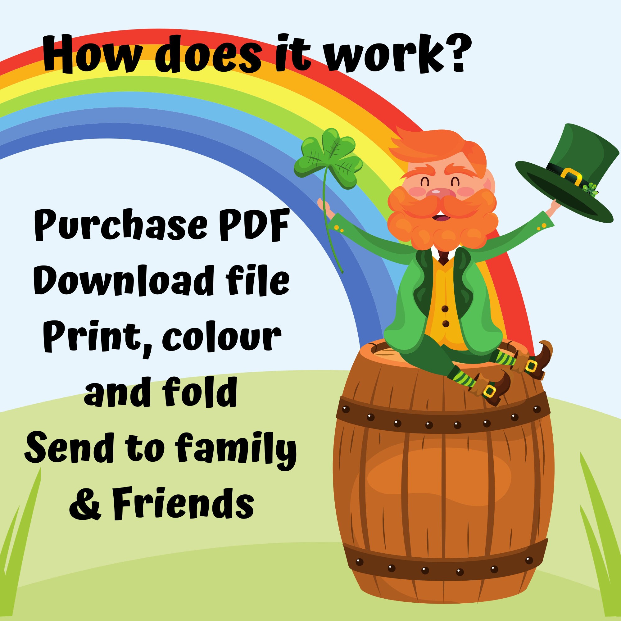 St Patrick's Day Printable Cards. Homemade St Patrick's Cards, Print ...