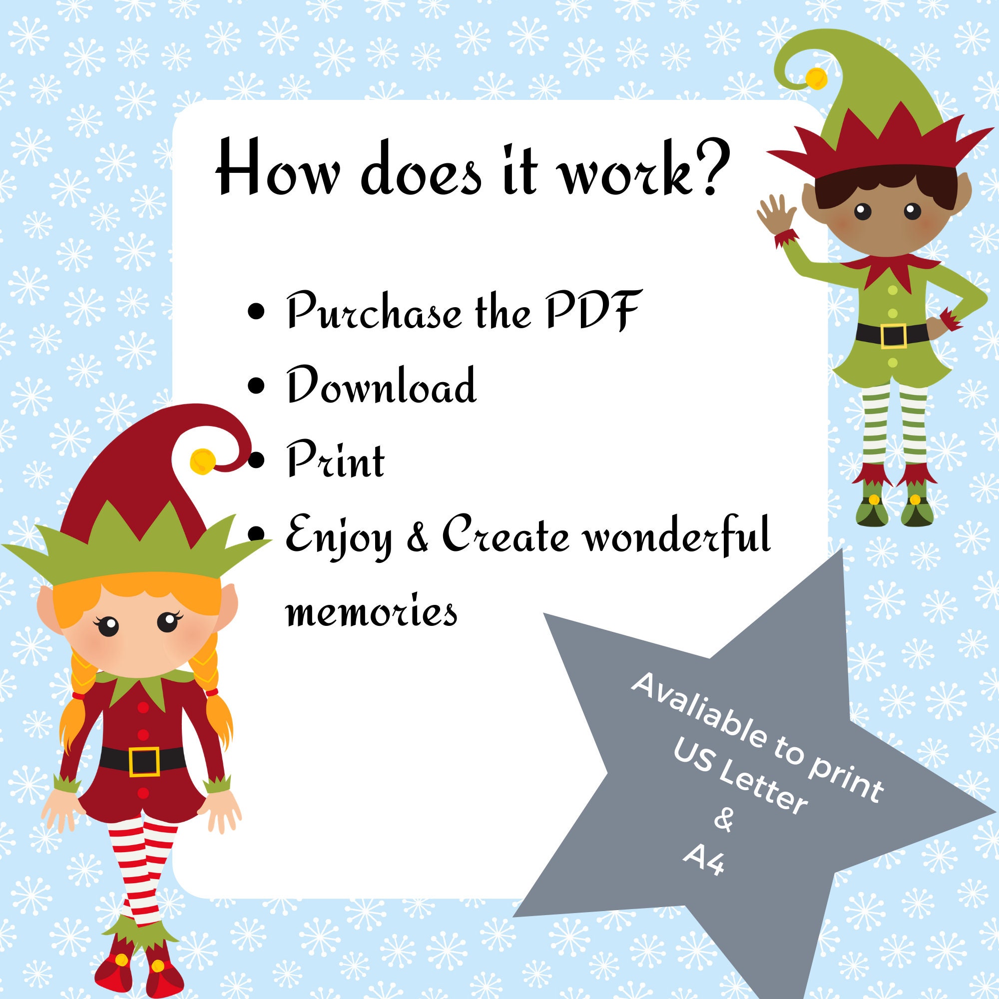 Printable Elf Journal and Christmas Activity Pack. 60 Pages of ...