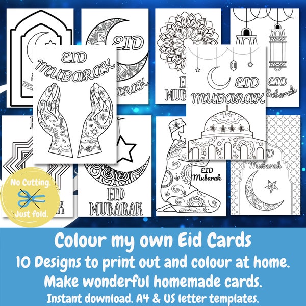 Printable Card Eid - Etsy