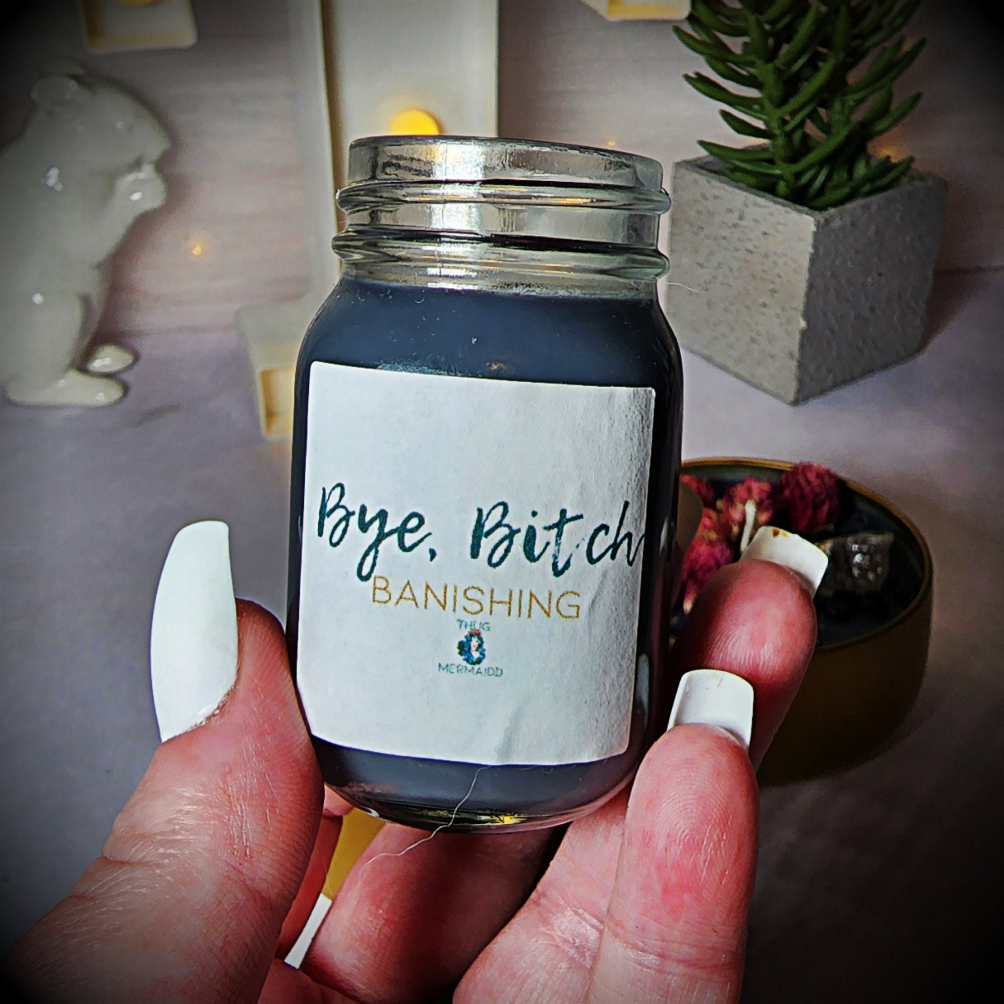 BYE BITCH Banishing Manifestation Candle Ritual Candle - Etsy