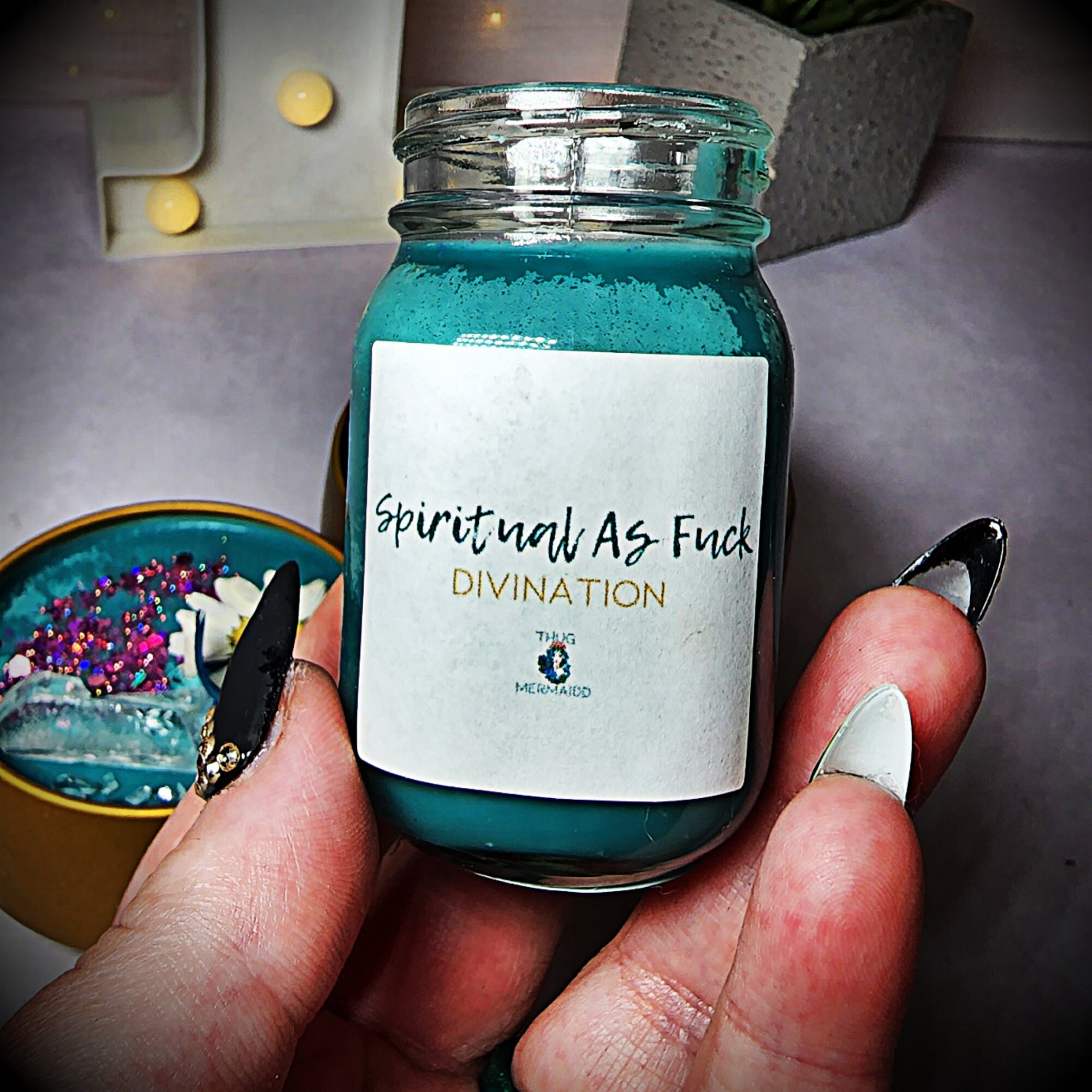 SPIRITUAL AS FUCK Peace & Clarity Manifestation Candle - Etsy