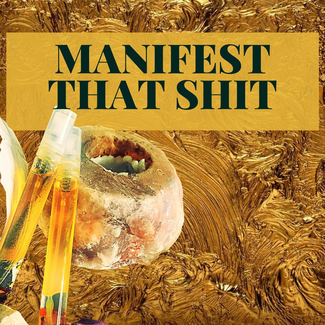 Manifestation Oil, Intention Oil, Attraction Oil Blends With Crystals ...