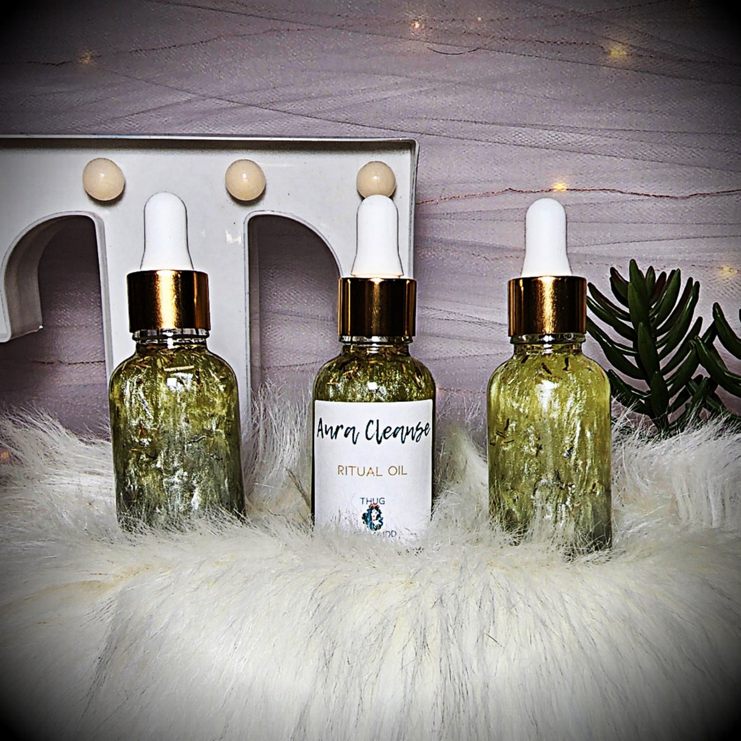AURA CLEANSE Ritual Oil Manifestation Oil, Spell Oil, Ritual Oil ...