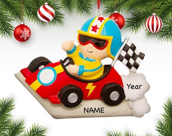 Race Car Ornament - Etsy