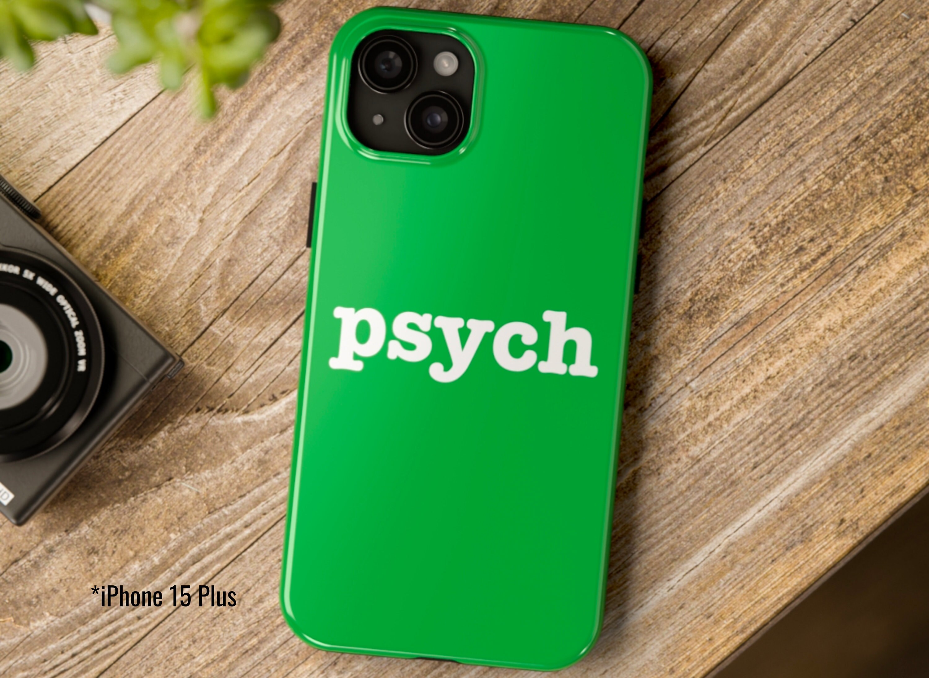 Psych Green iPhone Tough Case Psych TV Show Shawn Spencer Phone Case ...