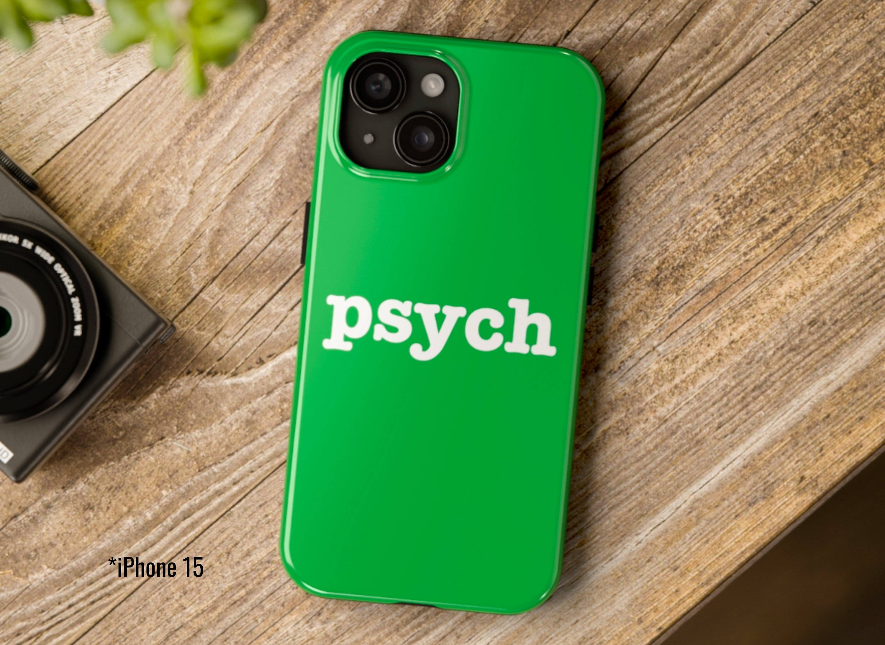 Psych Green iPhone Tough Case Psych TV Show Shawn Spencer Phone Case ...
