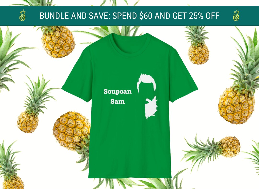 Psych TV Show Shirt | Soupcan Sam T-shirt | Shawn Spencer Tee | Psych ...