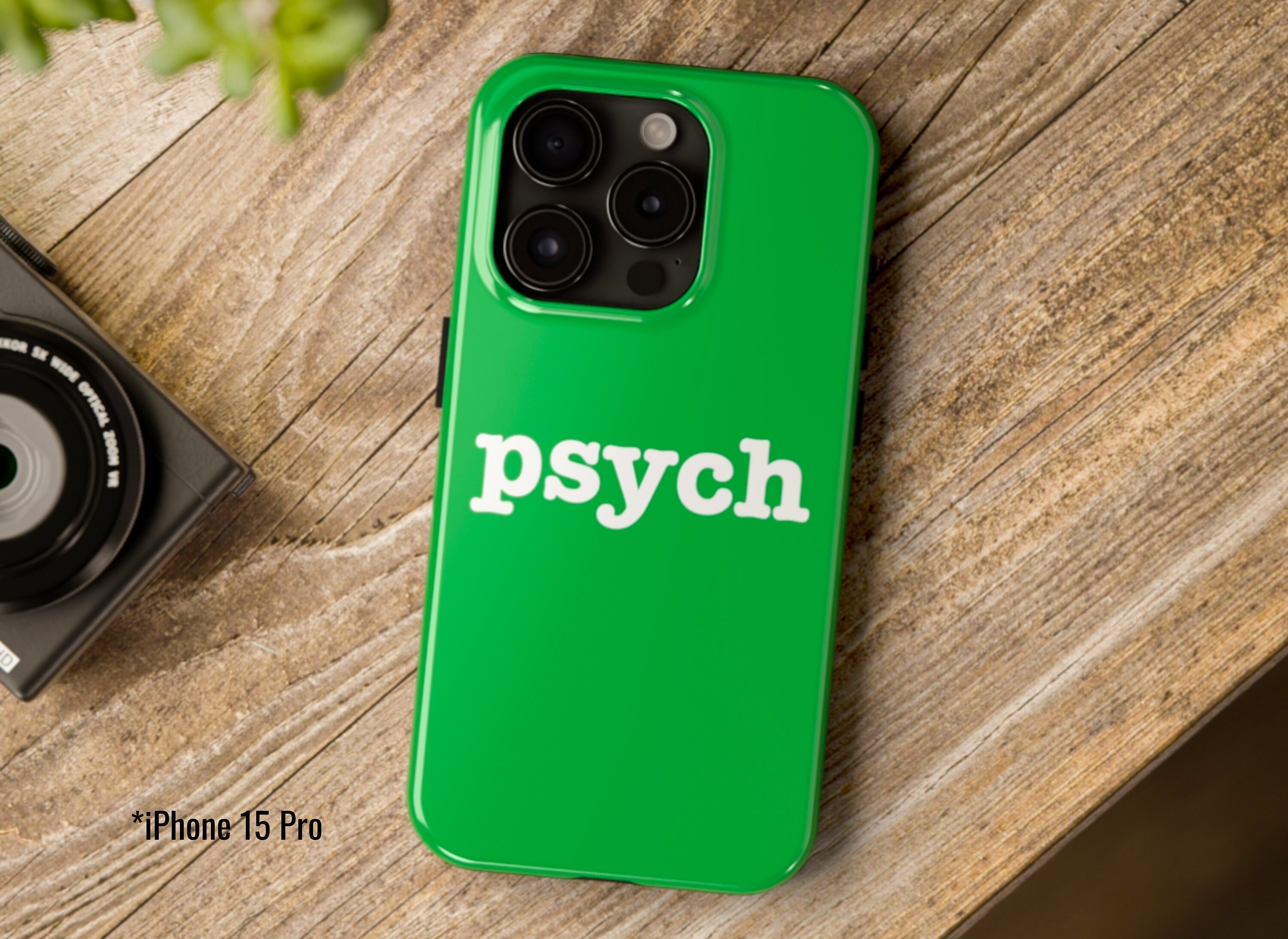 Psych Green iPhone Tough Case Psych TV Show Shawn Spencer Phone Case ...
