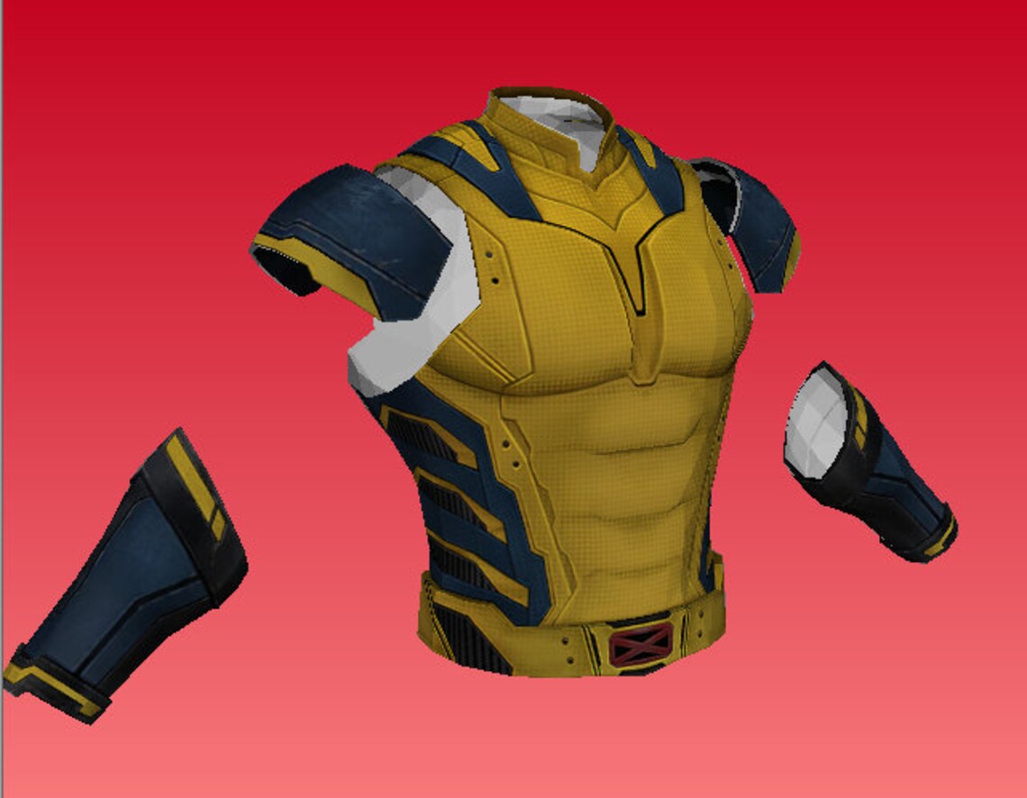 Wolverine Armor EVA FOAM Pepakura Pattern - Etsy UK