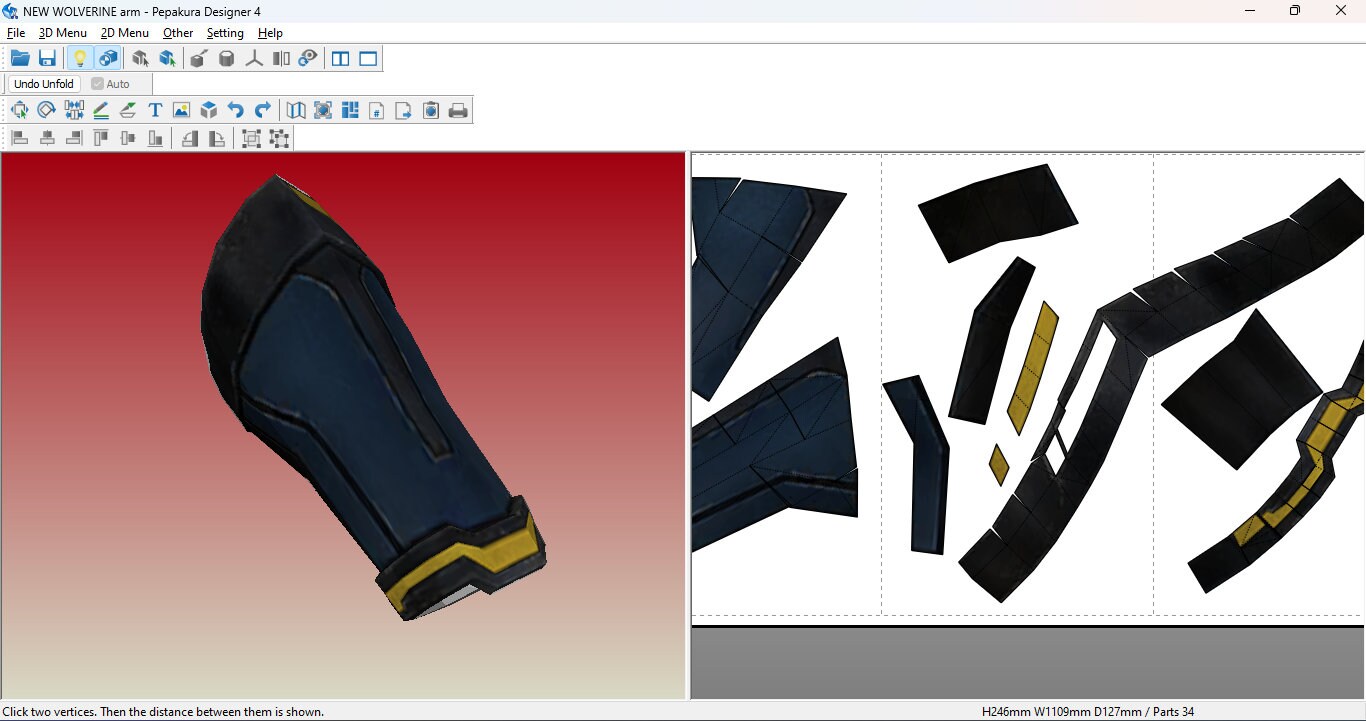 Wolverine Armor EVA FOAM Pepakura Pattern - Etsy UK