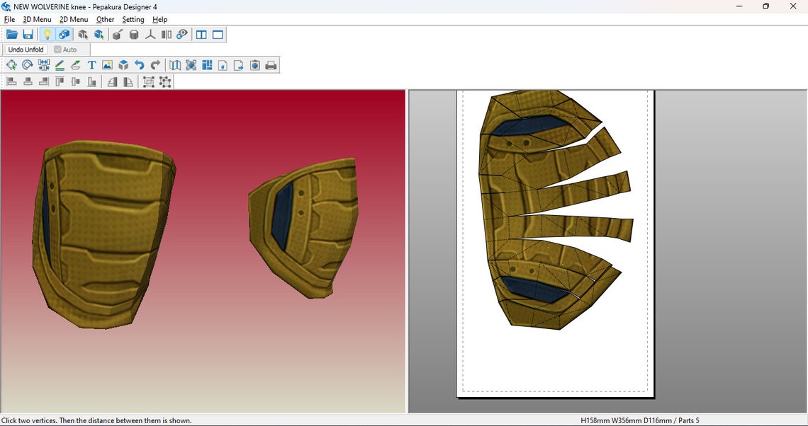 Wolverine Armor EVA FOAM Pepakura Pattern - Etsy UK