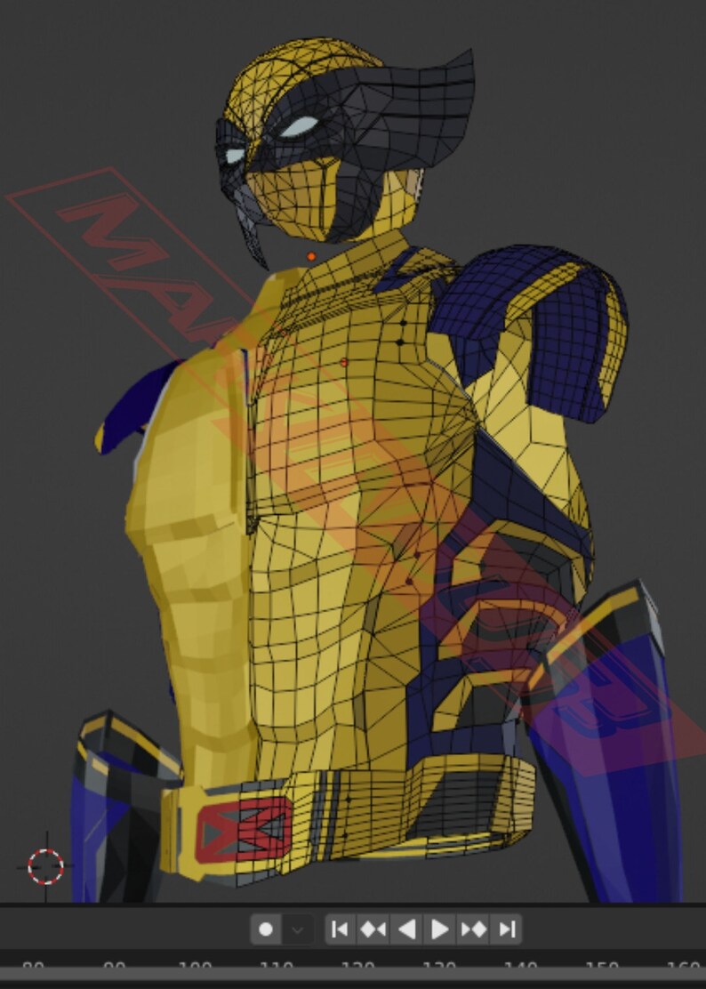 WOLVERINE FULL ARMOR Pepakura Pattern - Etsy UK