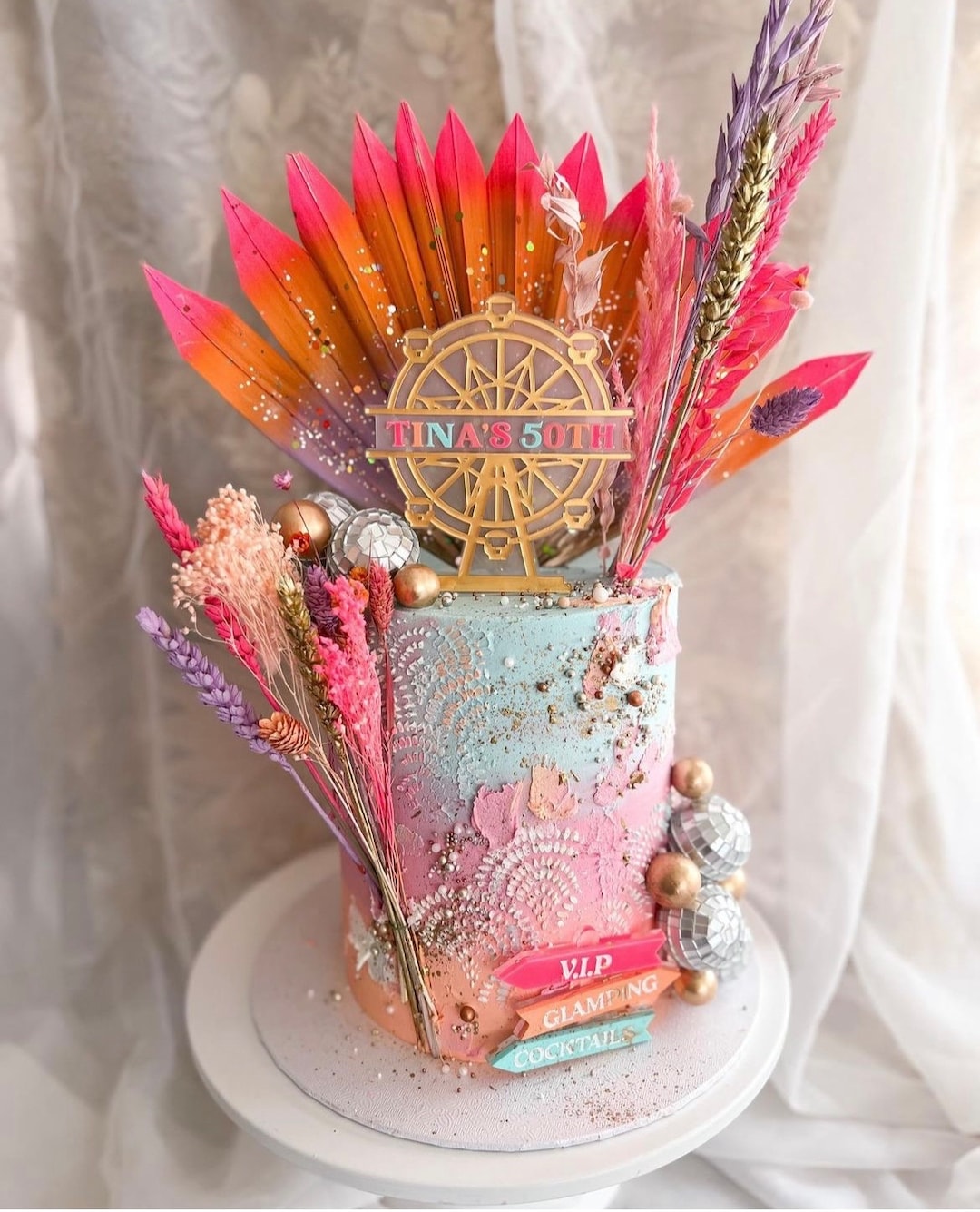 Ferris Wheel Cake Topper Festival Cake Topper Birthday Topper Cake ...