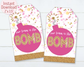 You're the BOMB Printable Gift Tag Instant Download - Etsy