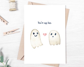 Halloween Love You Printable - Etsy