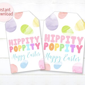 Printable Pop It Easter Tag for Kids Poppin Easter Gift Tag Popit ...