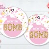 Printable You're the BOMB Gift Tag Bath Bomb Favors Tag Cocoa Bomb ...