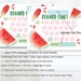 Printable Watermelon Reward Chart for Kids Editable PDF Summer Behavior ...