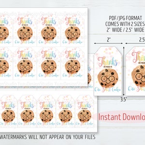 Printable Thanks for Making Me One Smart Cookie Teacher Appreciation ...