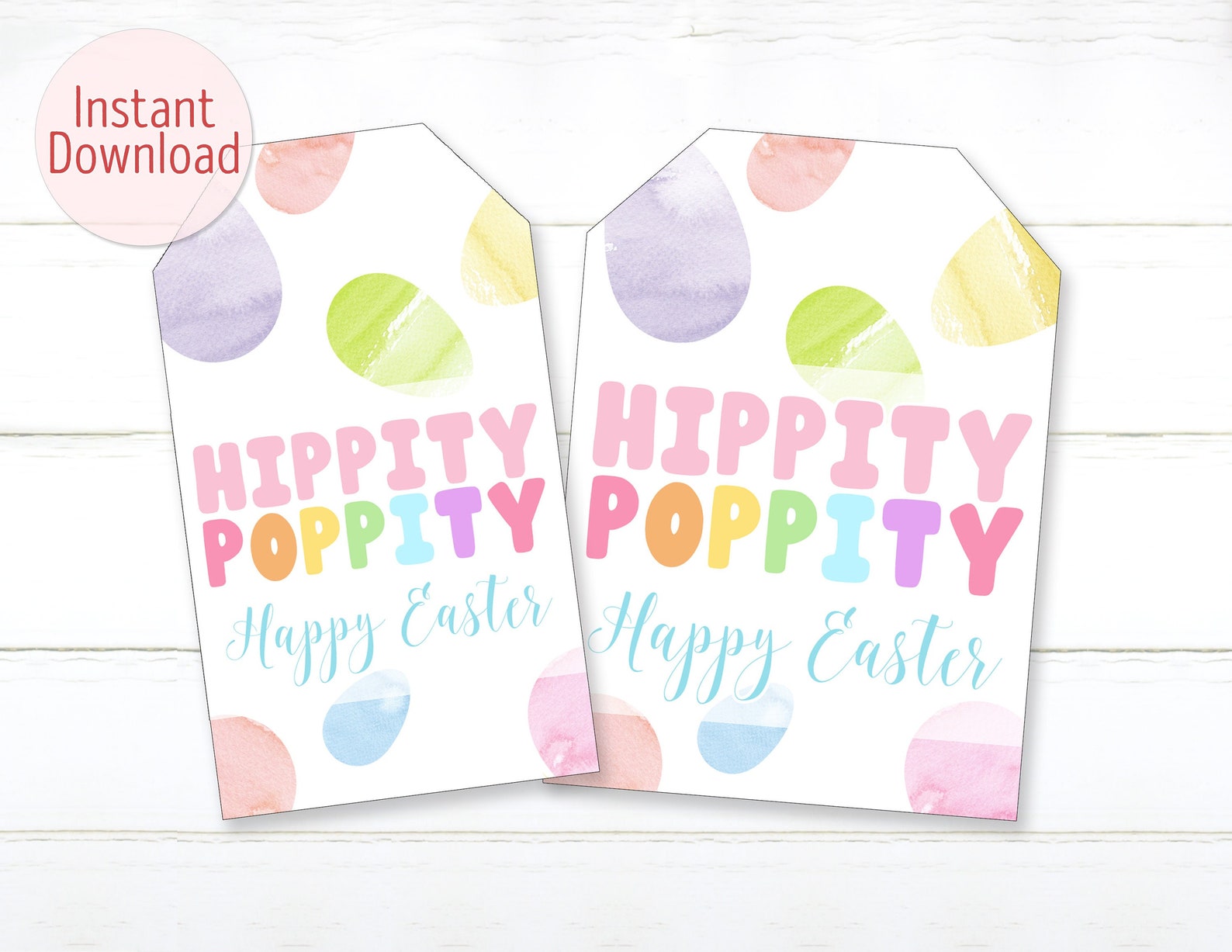 Printable Pop It Easter Tag for Kids Poppin Easter Gift Tag | Etsy