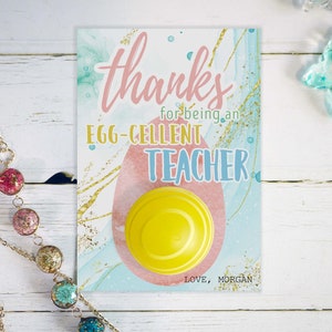 Editable EOS Lip Balm Holder Easter Egg-cellent Teacher Favor Easter ...