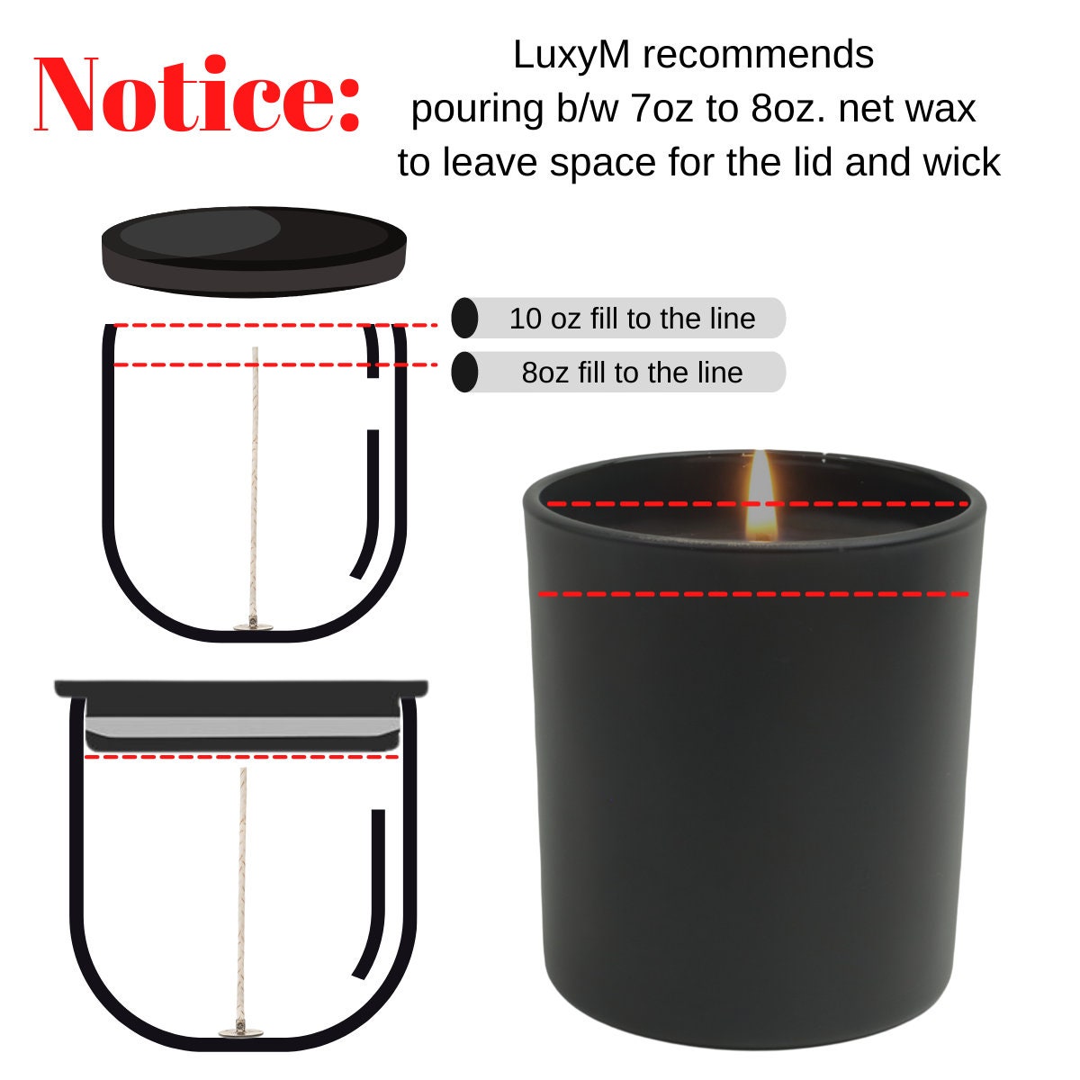 10 Oz Candle Jars for Making Candles Candle Jars Candle - Etsy